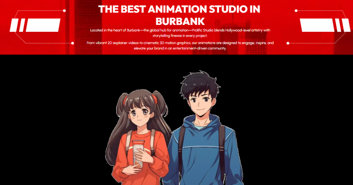 Animation Studio in Burbank – 2D & 3D Animation Experts