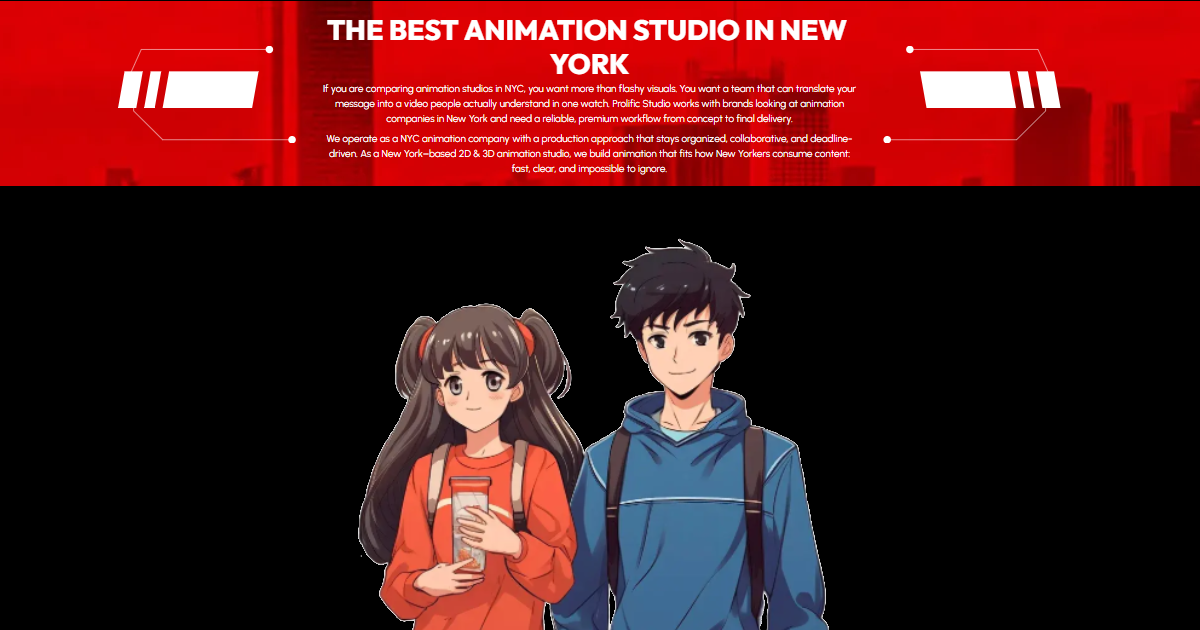 Animation Studio in New York | Prolific Studio