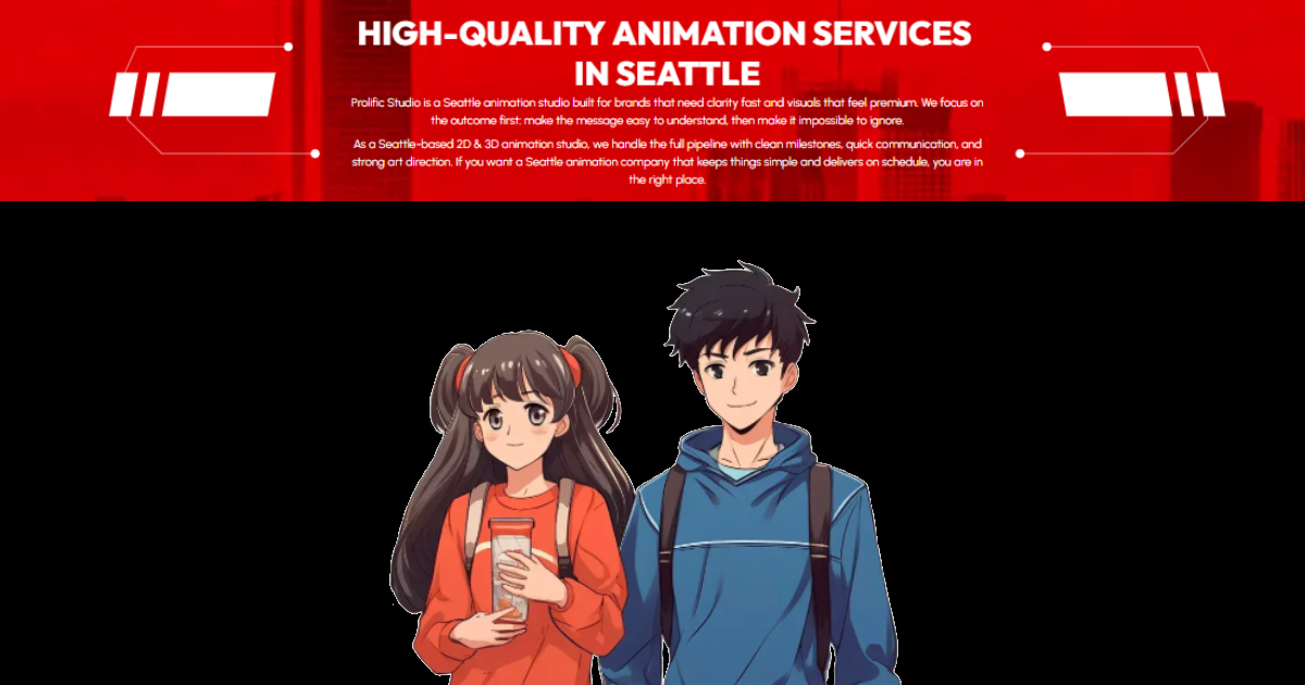 Hire Best Animation Studio in Seattle | Prolific Studio