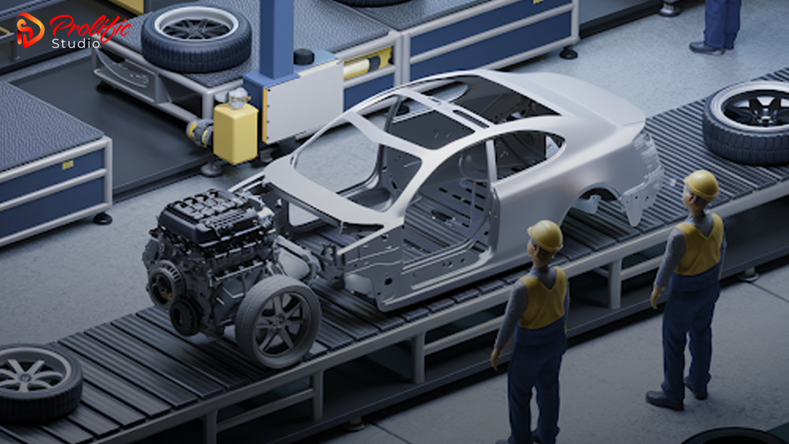 3D Animation Services Help Visualize Automotive Assembly Lines